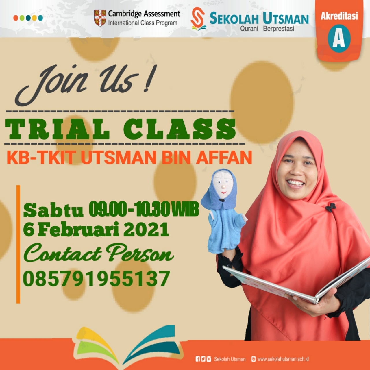 Trial Class KB TK Islam Terpadu - Sekolah Islam Terpadu