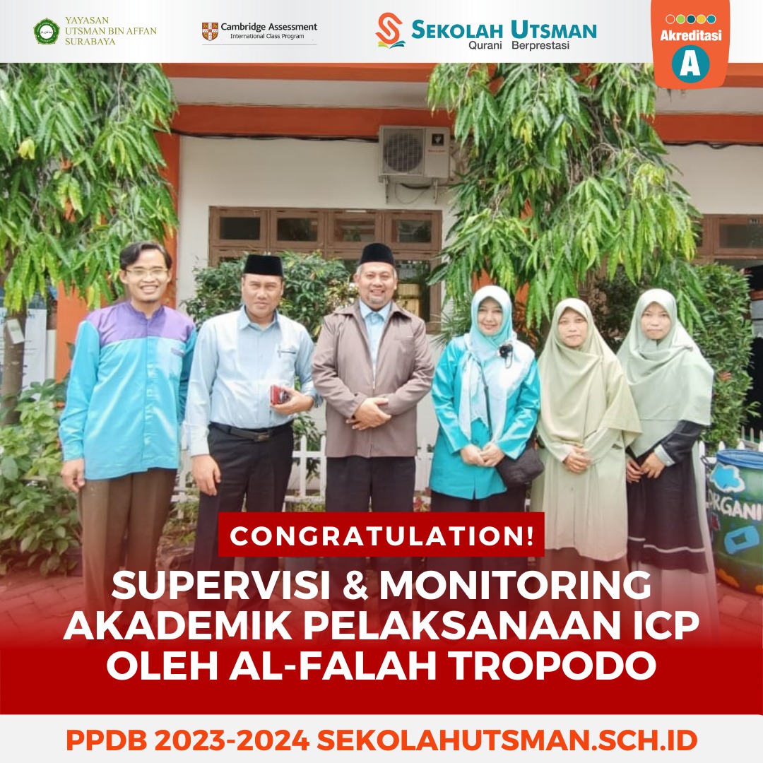 Supervisi dan Monitoring Akademik Pelaksanaan ICP SD IT Utsman Bin ...